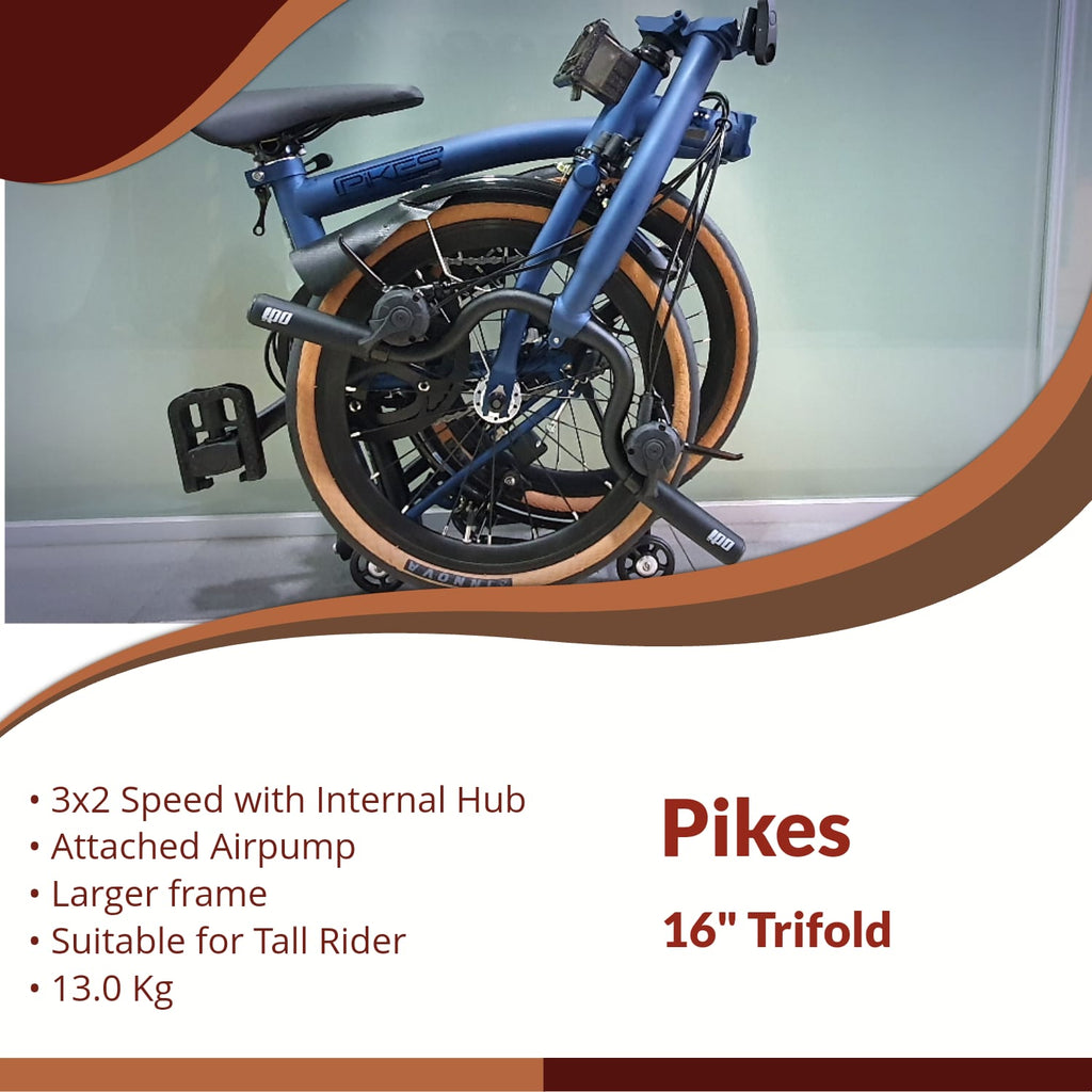 Pikes Trifold 16" Folding Bikes - Go2thornton.com – Thornton Bikes